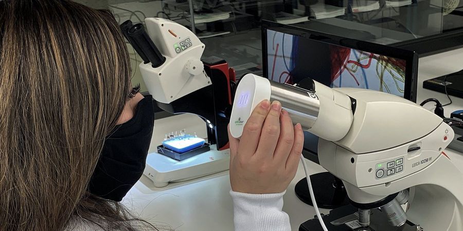 A UV-Based Microscope Eyepiece Sanitizer | Lab Manager