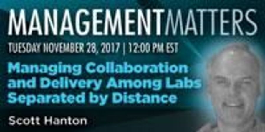 Managing Collaboration and Delivery among Labs Separated by Distance ...