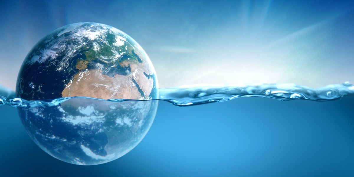 Planet Earth Water Percentage Flowchart Of Water