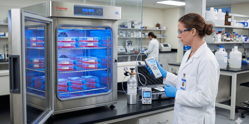 How to Calibrate CO2, Temperature, and Humidity in Incubators for ...