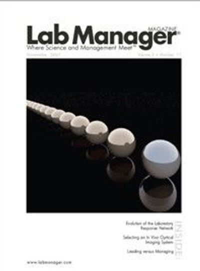 Magazine Issue - November 2007 | Evolution of the Laboratory | Lab Manager
